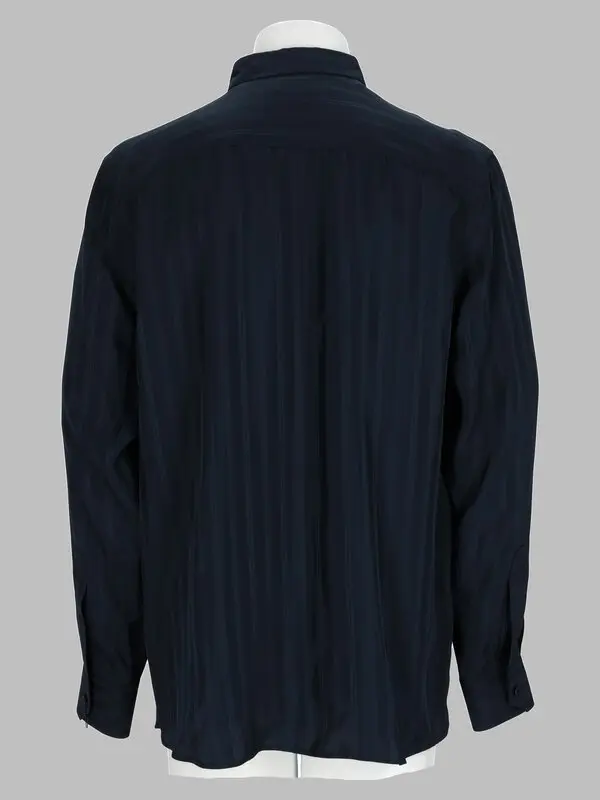 Saint Laurent Camicia In Viscosa A Righe
