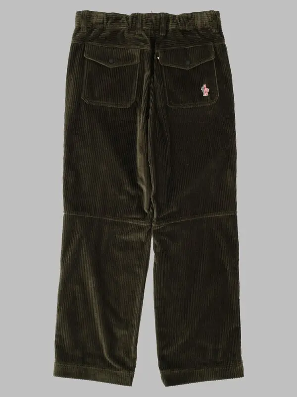 Moncler Pantalone In Velluto A Costine