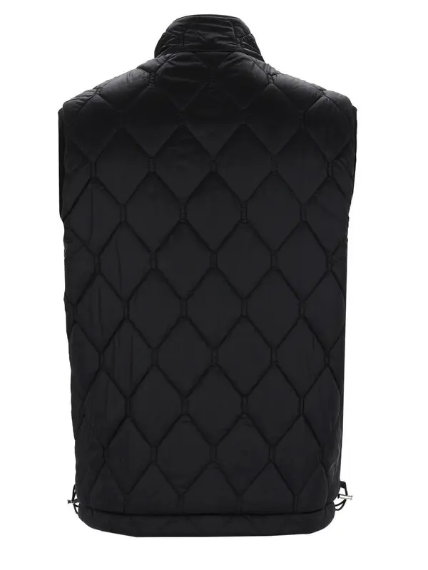 Moncler Gilet Reversibile Effetto Teddy Con Stampa Paisley