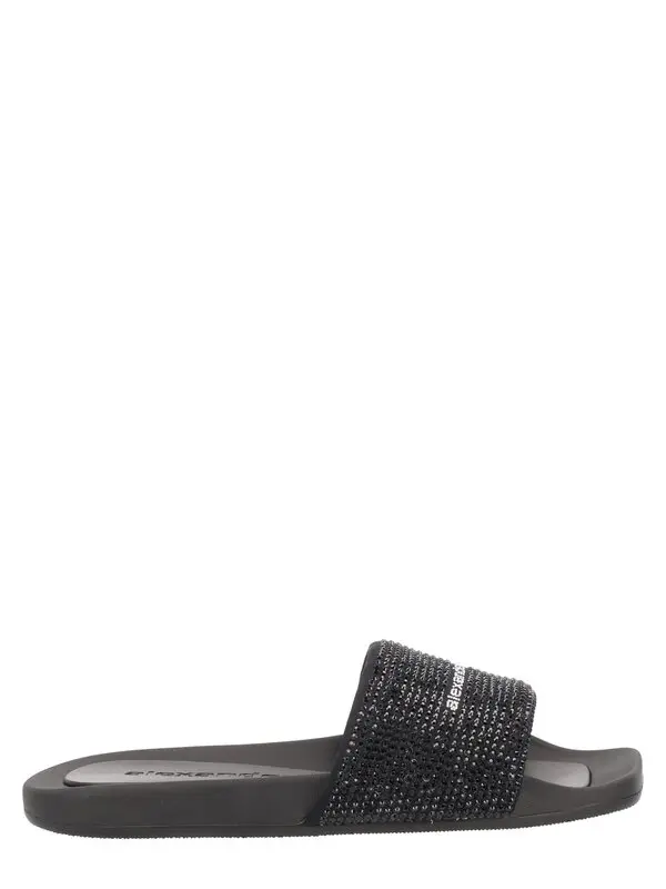Alexander Wang Pool Slide "hotfix" Crystal
