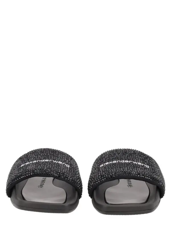 Alexander Wang Pool Slide "hotfix" Crystal