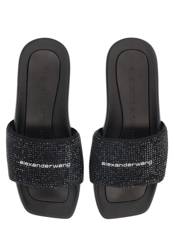 Alexander Wang Pool Slide "hotfix" Crystal