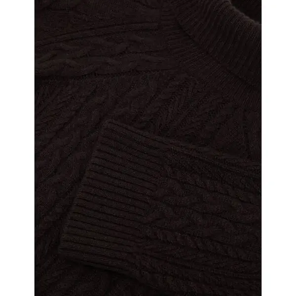 REISS Brielle Cable-knit Wool And Cashmere-jumper - Neutral