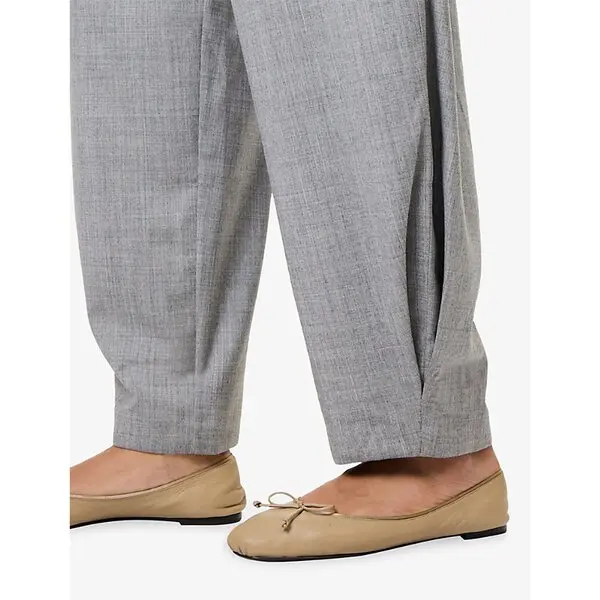 ST. AGNI Relaxed Balloon Wool-blend Trousers