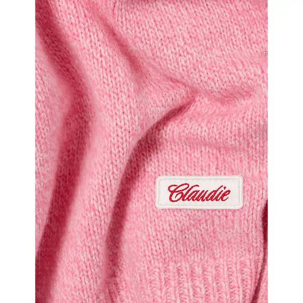 Claudie Pierlot Detachable-collar Relaxed-fit Wool Jumper