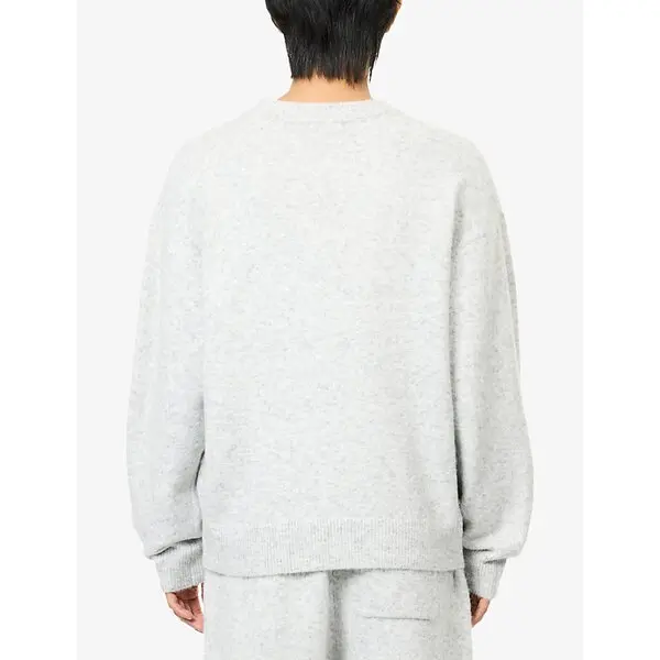 THE COUTURE CLUB Emblem-embroidered Knitted Jumper