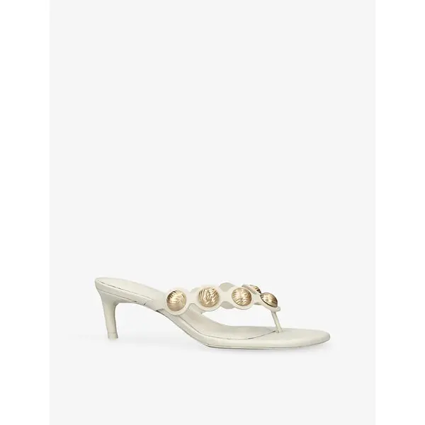 Cult Gaia Anora 55 Leather Heeled Sandals