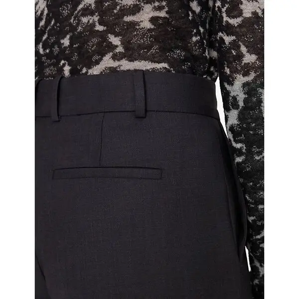 JOSEPH Morissey Flared-leg Mid-rise Stretch-wool Trousers