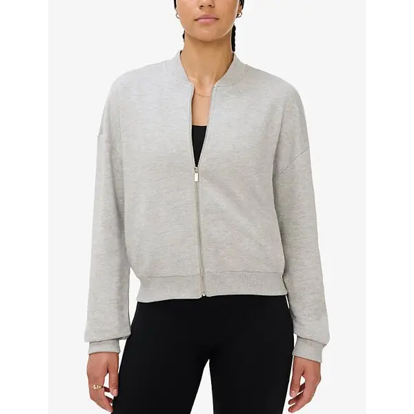Sweaty Betty After Class Zip-through Cotton-jersey Jacket