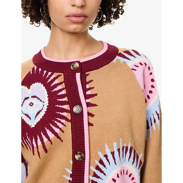 NEVER FULLY DRESSED Heart Cheryl Knitted Cardigan