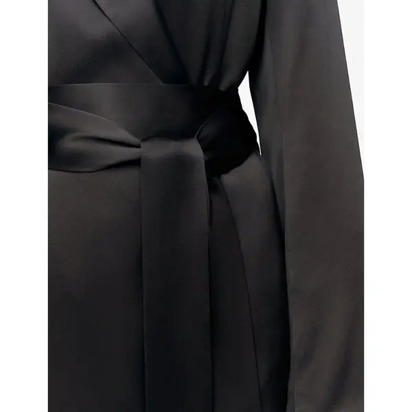 JOSEPH Archer Peak-lapel Silk-satin Jacket