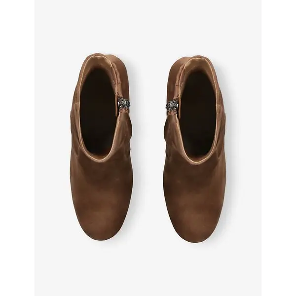 Dolce Vita Valary Suede Heeled Ankle Boots