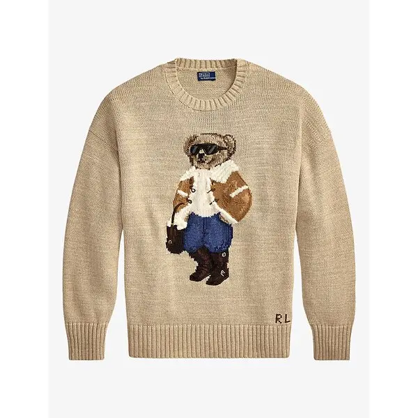 Polo Ralph Lauren Polo Bear Crewneck Cotton Sweater
