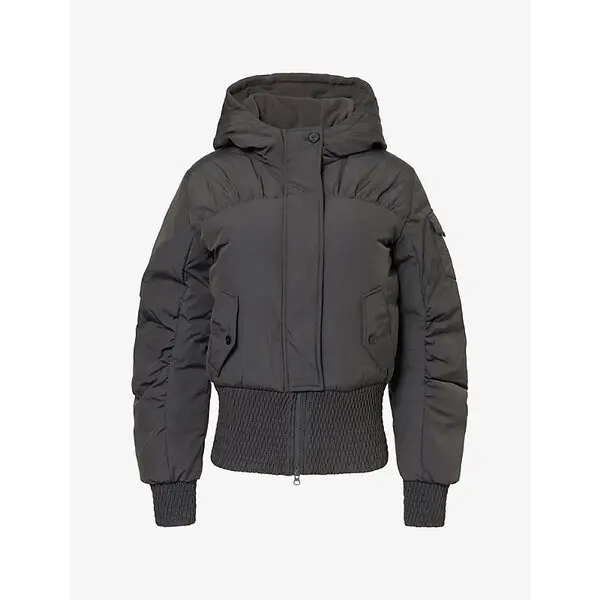 PEACHY DEN Sandy Hooded Cotton-blend Puffer Jacket