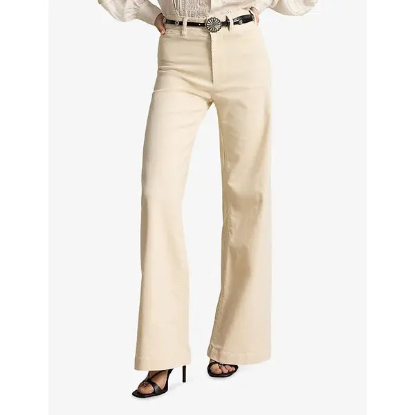 Polo Ralph Lauren Corduroy Flared Stretch Cotton Trousers