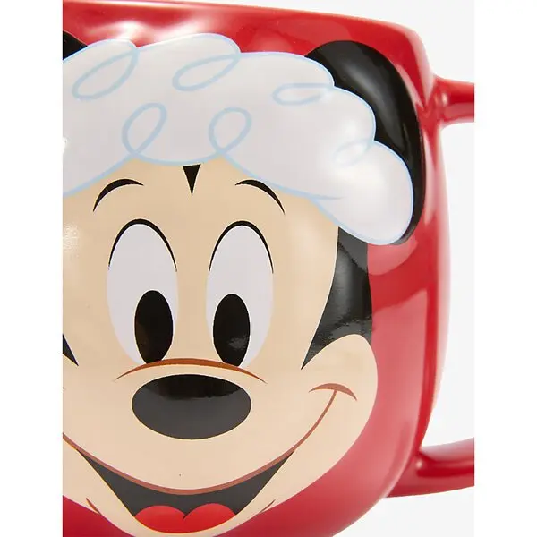 THE DISNEY STORE AT SELFRIDGES Santa Mickey Mouse Stoneware Mug