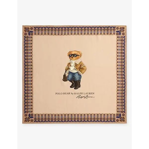 Polo Ralph Lauren Polo Bear Wool Scarf