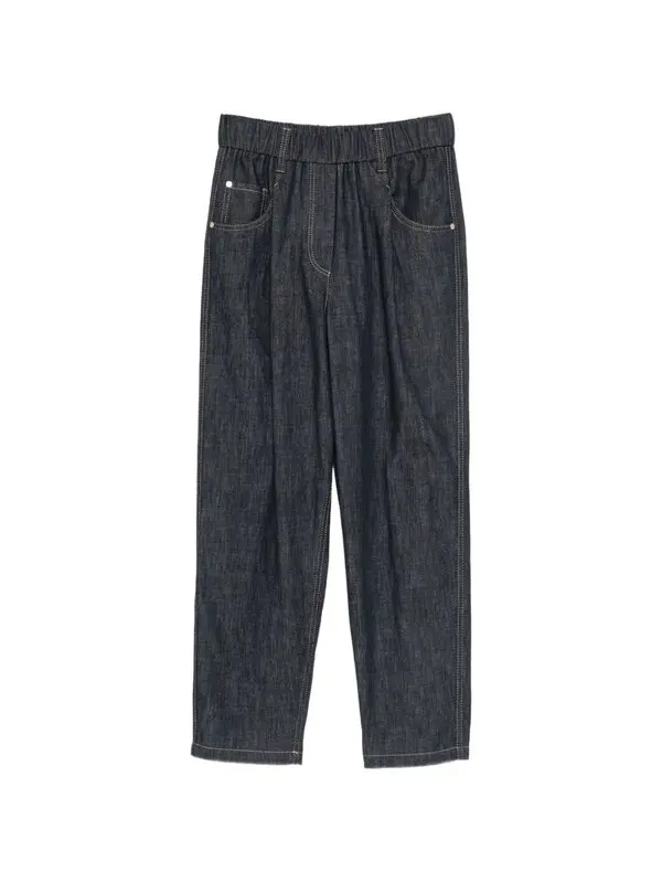 Brunello Cucinelli Denim Cotton Jeans - Blue