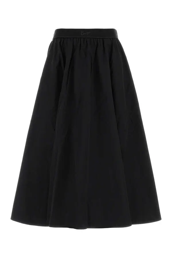 Kenzo Polyester-cotton Mini Skirt - Black