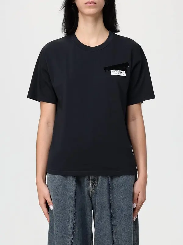 MAISON MARGIELA Cotton T-shirt With Numeric Logo