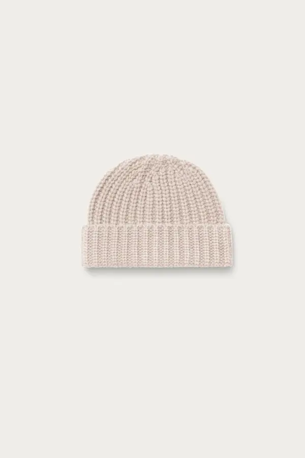 Iris Von Arnim Stonewashed Cashmere Beanie Sorin - Alabaster