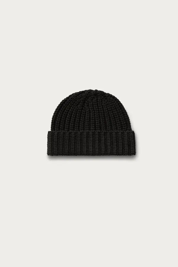 Iris Von Arnim Stonewashed Cashmere Beanie Sorin - Black