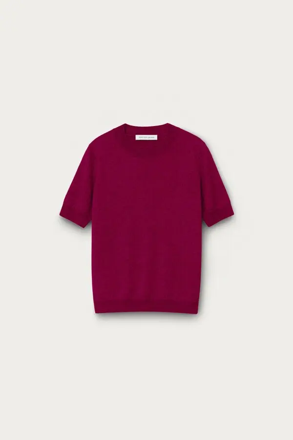 Iris Von Arnim Cashmere-silk T-shirt Sandra - Ruby