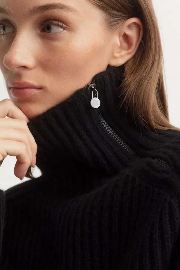 Iris Von Arnim Cashmere Sweater Poseia - Black