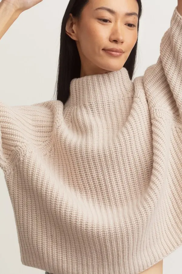 Iris Von Arnim Cashmere Sweater Fallou - Alabaster