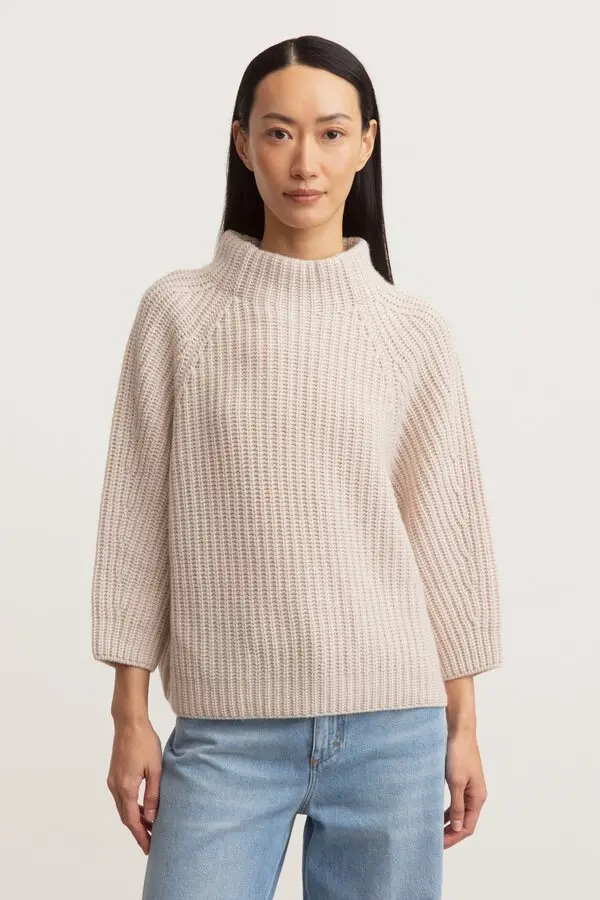 Iris Von Arnim Cashmere Sweater Fallou - Alabaster