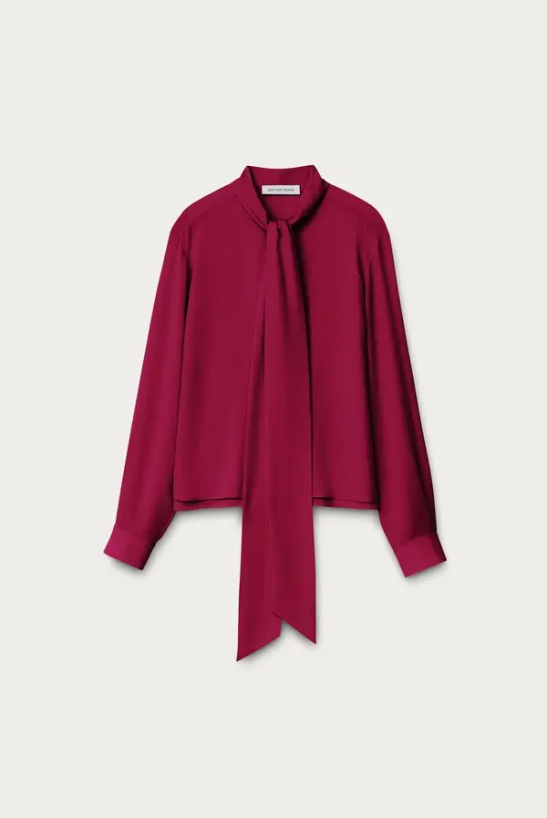 Iris Von Arnim Silk Blouse Samara - Ruby