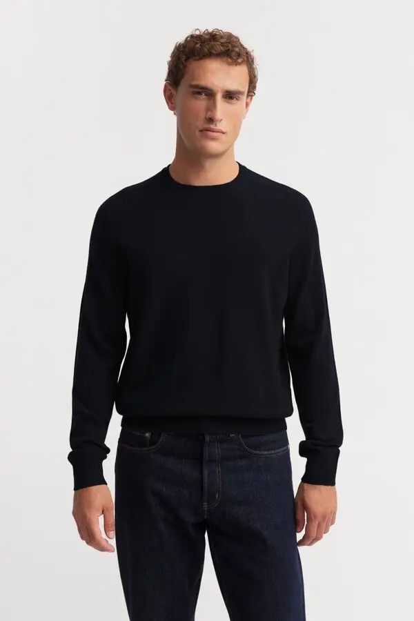 Iris Von Arnim Cashmere Sweater Felix - Navy