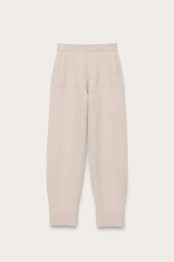 Iris Von Arnim Brushed Cashmere Trousers Darbie - Alabaster