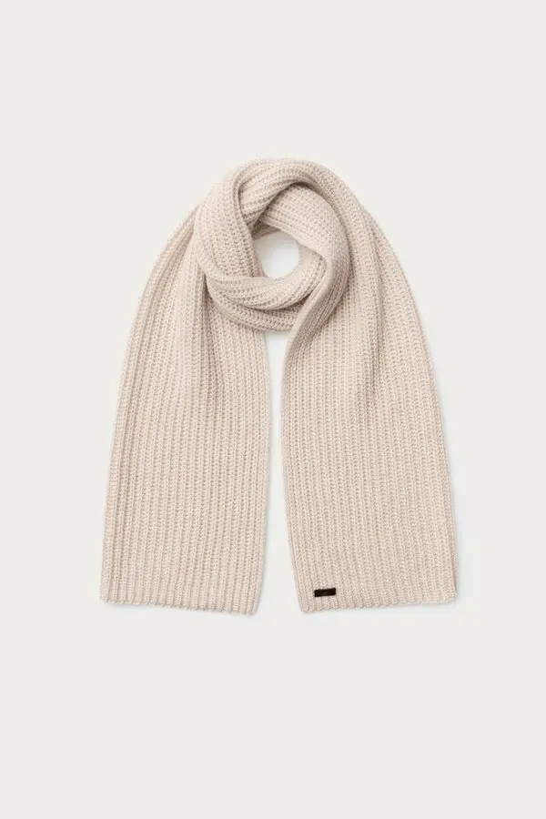 Iris Von Arnim Cashmere Scarf Harva - Alabaster