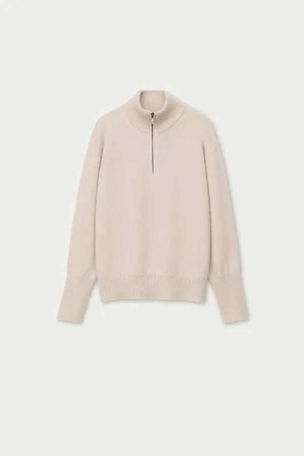 Iris Von Arnim Cashmere-silk Troyer Kalina - Alabaster