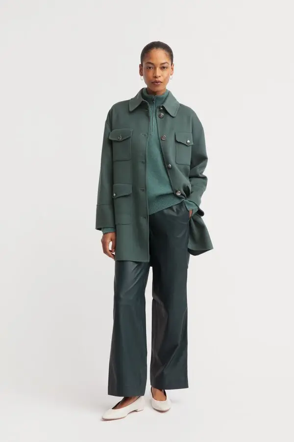 Iris Von Arnim Doubleface Long Shirt Jasmin