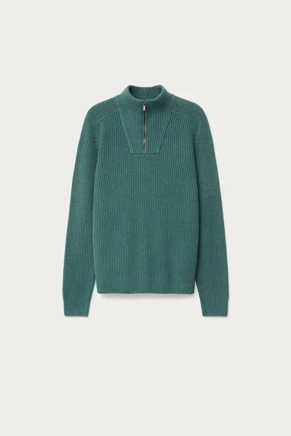 Iris Von Arnim Stonewashed Cashmere Sweater Amarillo - Fern Sw