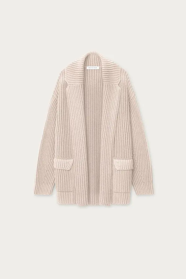 Iris Von Arnim Cashmere Cardigan Panea - Alabaster