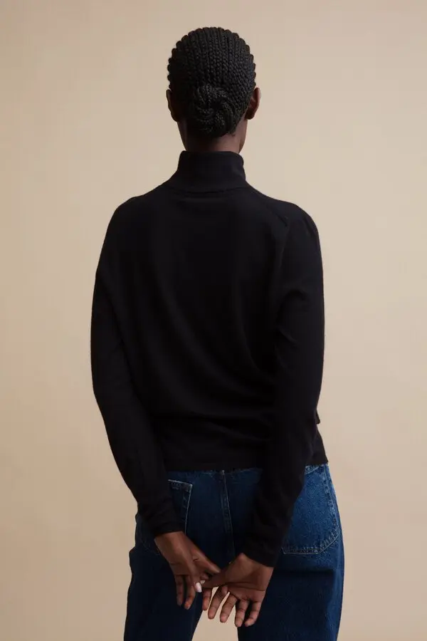 Iris Von Arnim Superfine Cashmere Sweater Rockdale - Navy