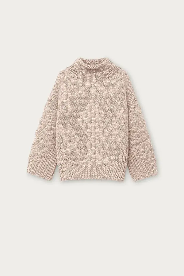 Iris Von Arnim Handknit Sweater Lunara - Alabaster