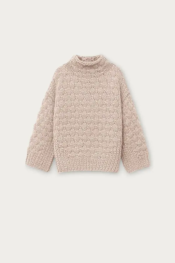 Iris Von Arnim Handknit Sweater Lunara - Alabaster