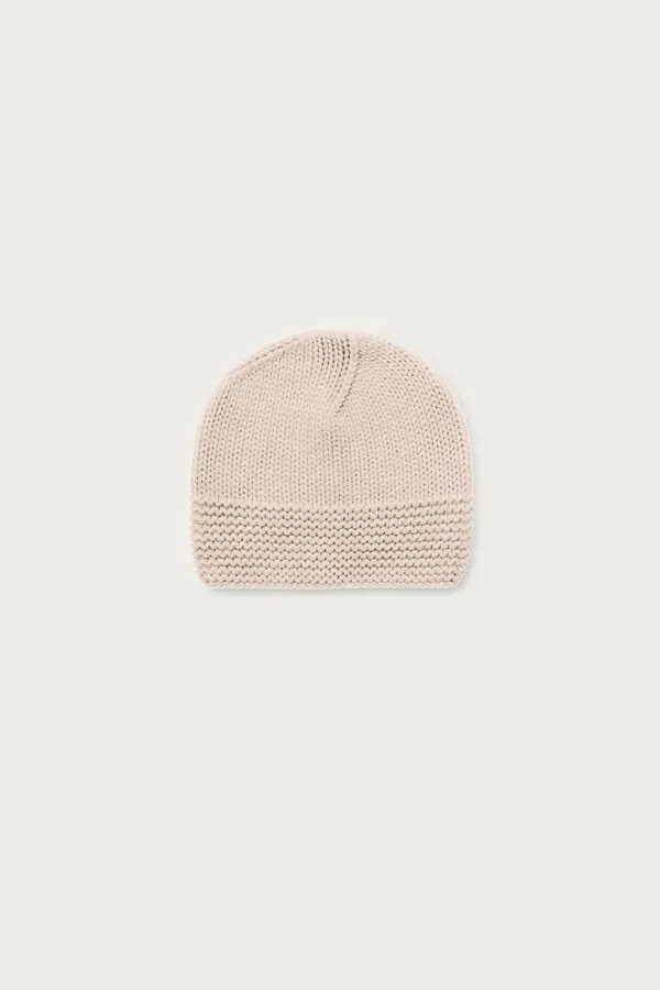 Iris Von Arnim Cashmere Beanie Peka - Alabaster