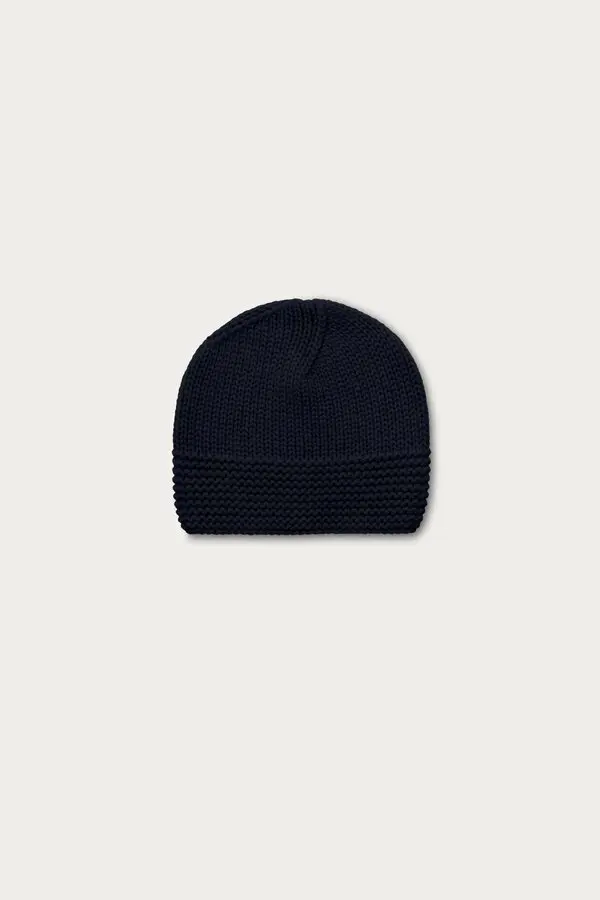 Iris Von Arnim Cashmere Beanie Peka - Navy