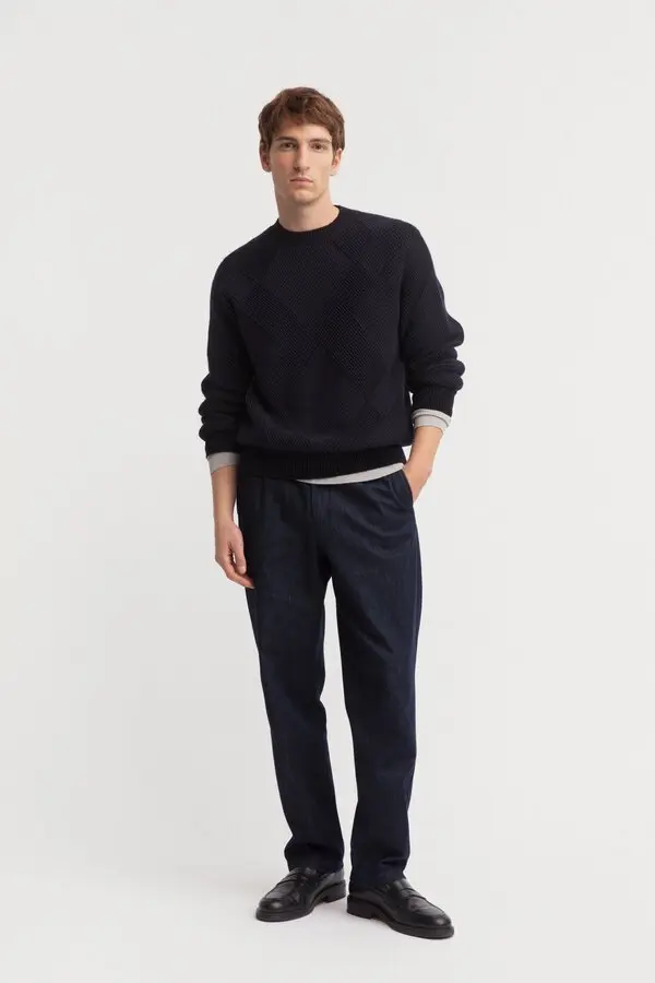 Iris Von Arnim Cashmere Sweater Savion - Navy