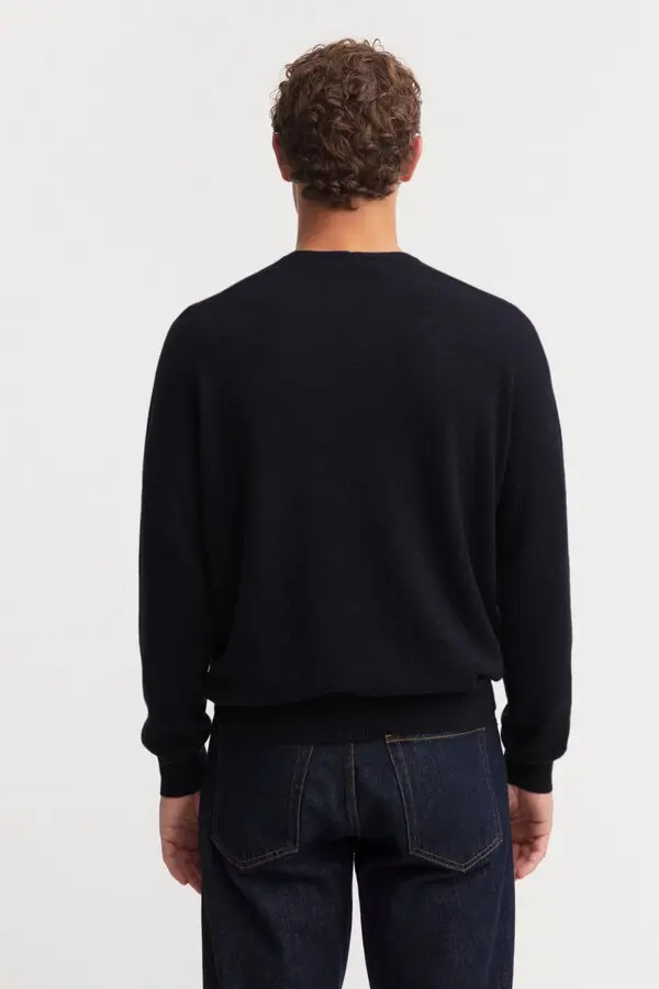 Iris Von Arnim Cashmere Sweater Theo - Navy
