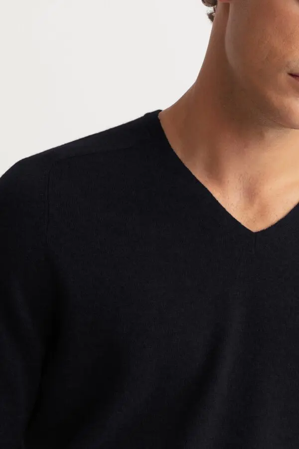 Iris Von Arnim Cashmere Sweater Theo - Navy
