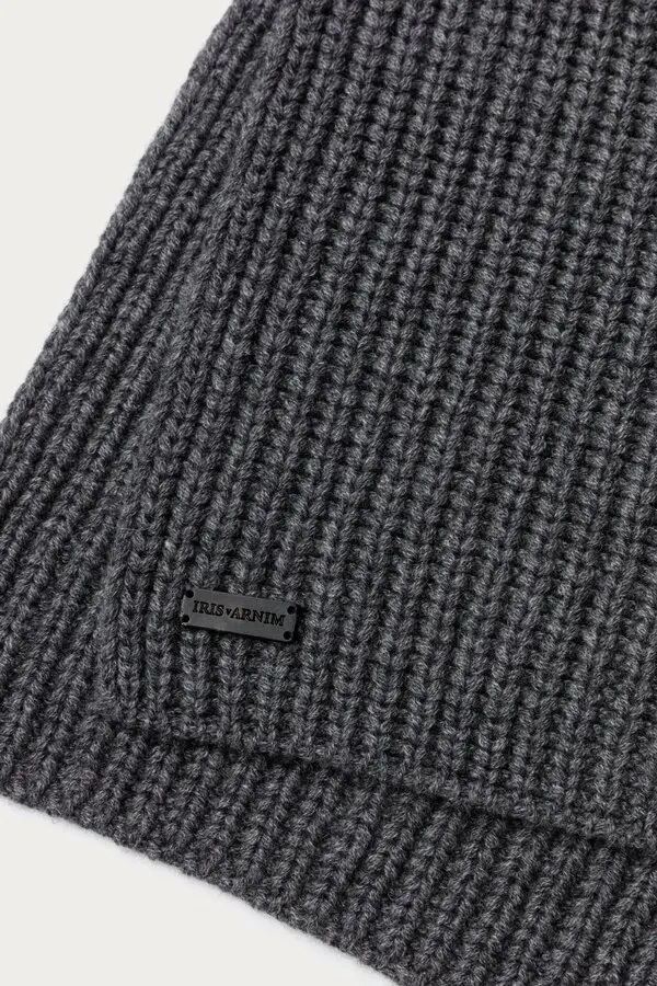 Iris Von Arnim Cashmere Scarf Collin - Flannel-grey