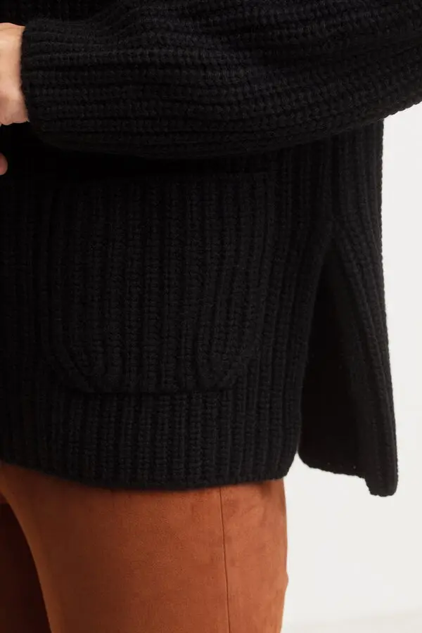 Iris Von Arnim Stonewashed Cashmere Cardigan Aurora Pocket