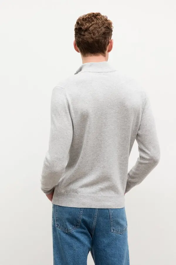 Iris Von Arnim Cashmere Sweater Harvey - Silver