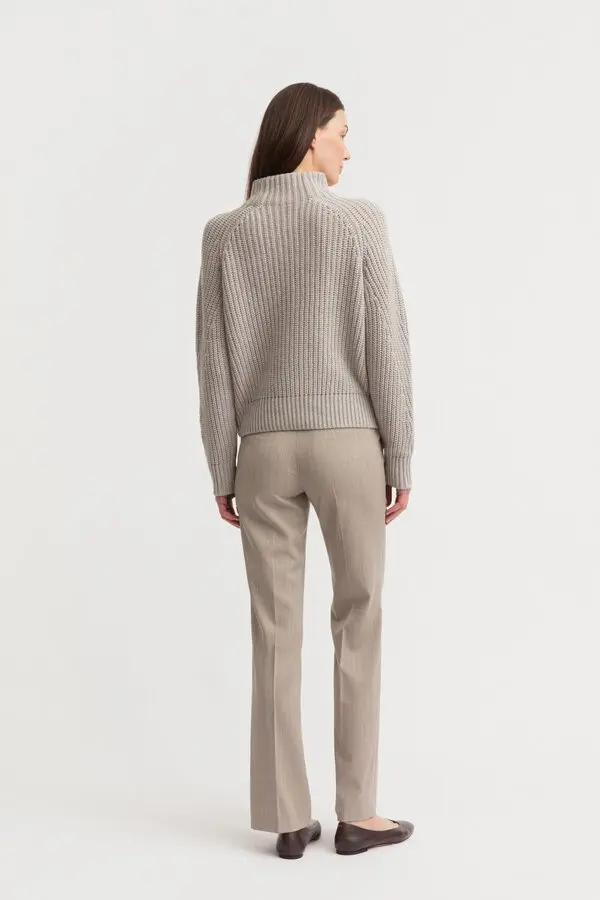 Iris Von Arnim Cashmere Sweater Bardelia - Pebble